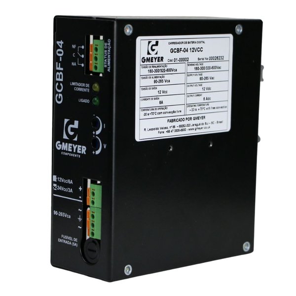 Carregador de bateria GCBF-04 - 24VCC - ONIC